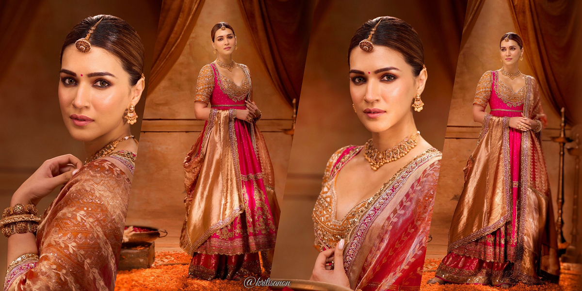 Kriti Sanon Stuns in a Majestic Traditional Ensemble – Malabis Kriti Sanon Stuns in a Majestic Traditional Ensemble – Malabis